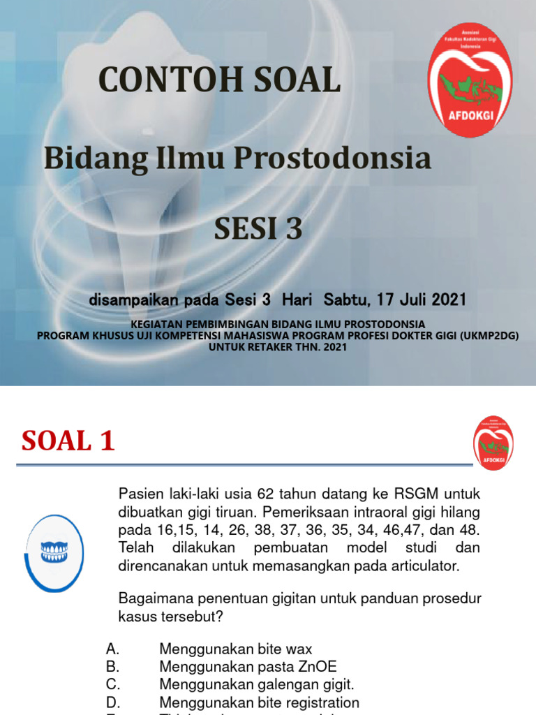 Soal Prosto Sesi 3 | PDF