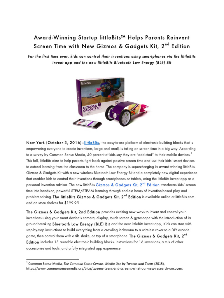 Release Gizmos and Gadgets Kit 2nd Edition Final | PDF