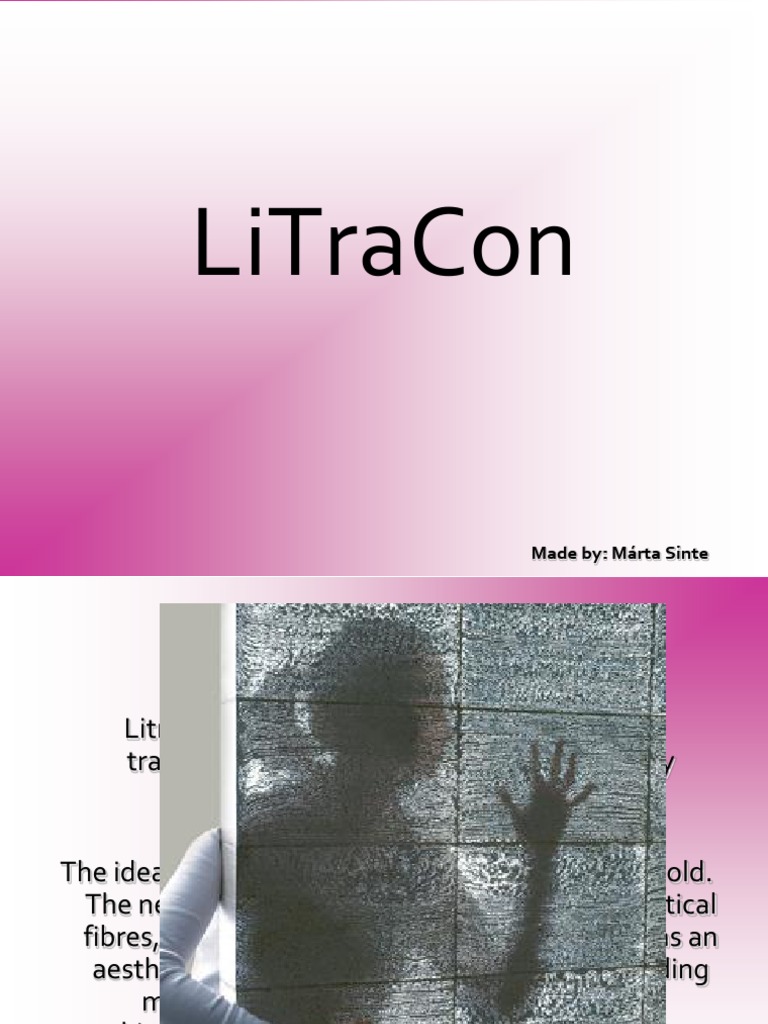 Litracon: Made By: Márta Sinte | PDF