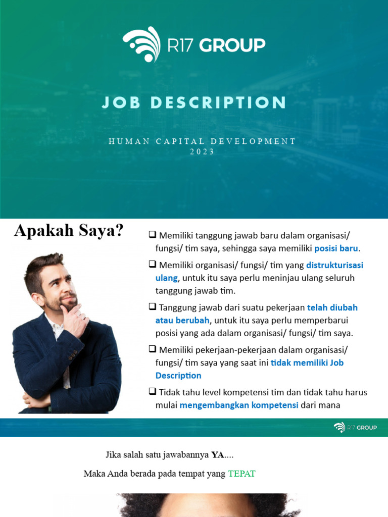 Materi Job Description | PDF