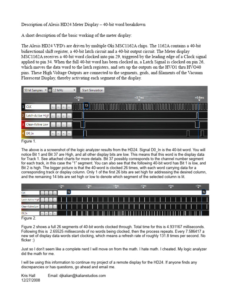 Alesis HD24 Meter Display Logic | PDF | Computer Science | Computing