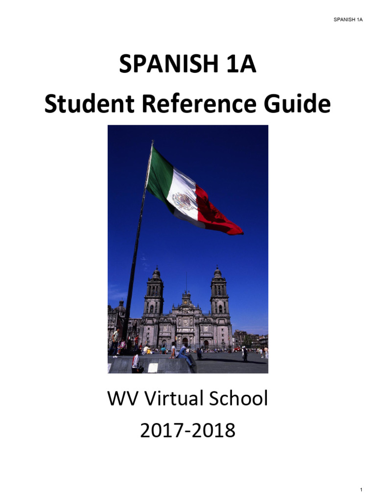 Spanish 1A (2017) | PDF