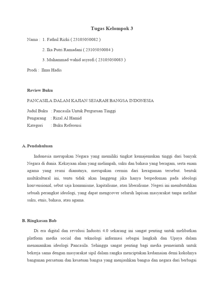 Tugas - Review - Buku - Kelompok 3 | PDF