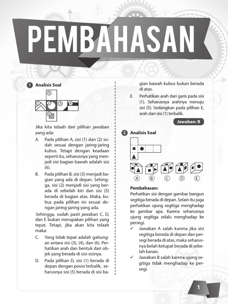 Pembahasan TES SPASIAL BANGUN RUANG | PDF