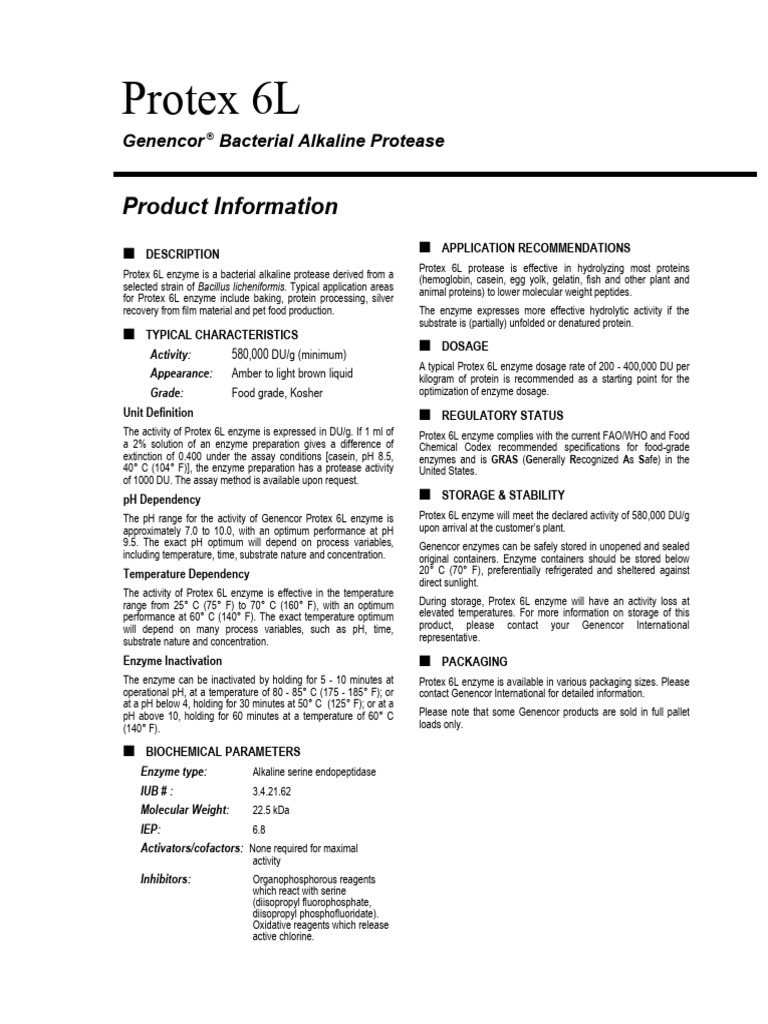 Protex 6L | PDF