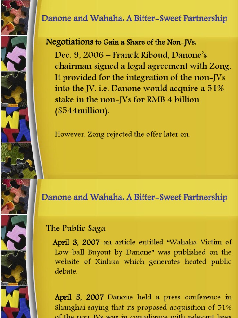 Danone Wahaha | PDF | Virtue | Government