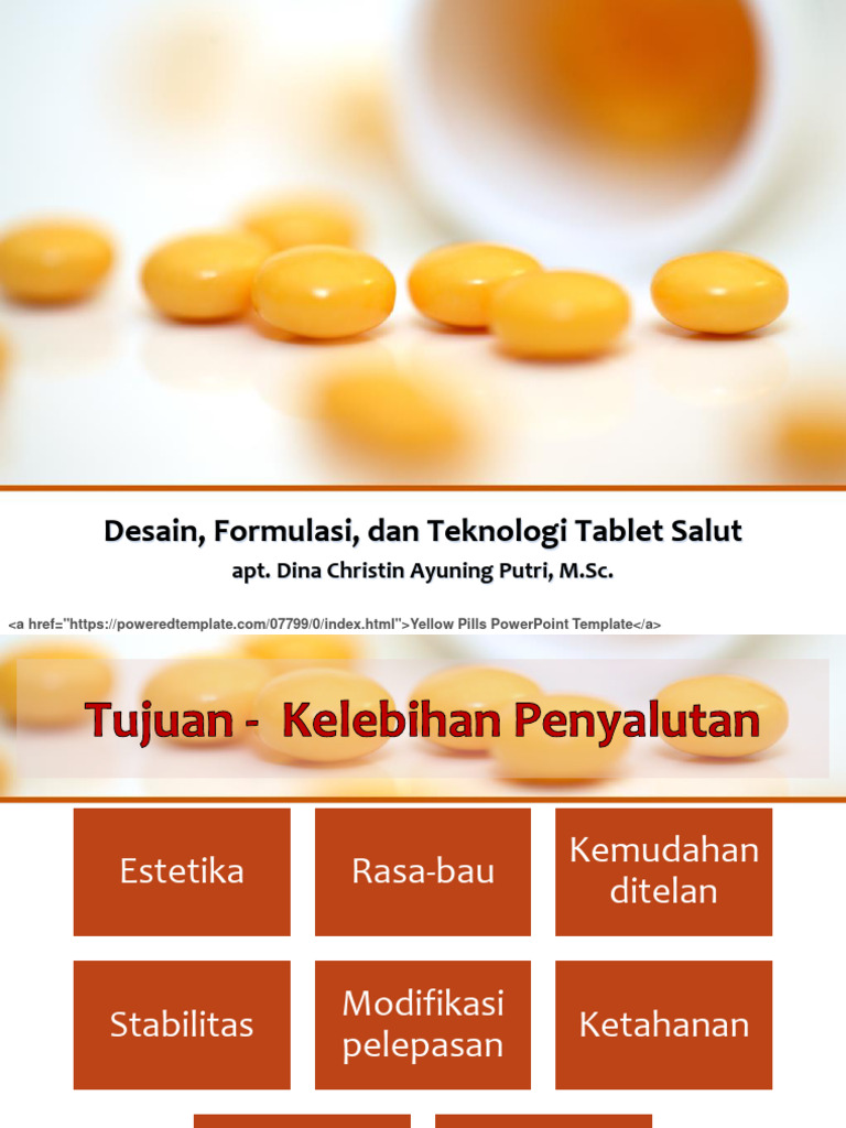 Desain, Formulasi, Dan Teknologi Tablet Salut | PDF