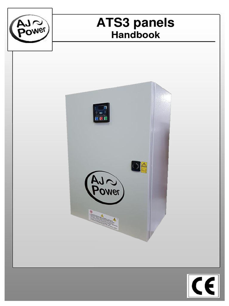 Aj Power Ats Panels Handbook-En-rev3 | PDF | Mains Electricity | Relay