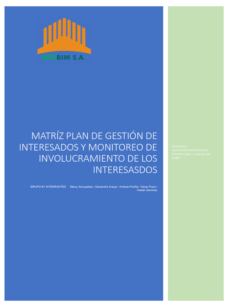 C3 G1 Matriz de Monitoreo | PDF