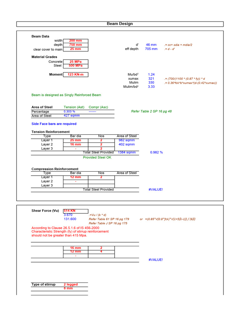 RCC Design | PDF