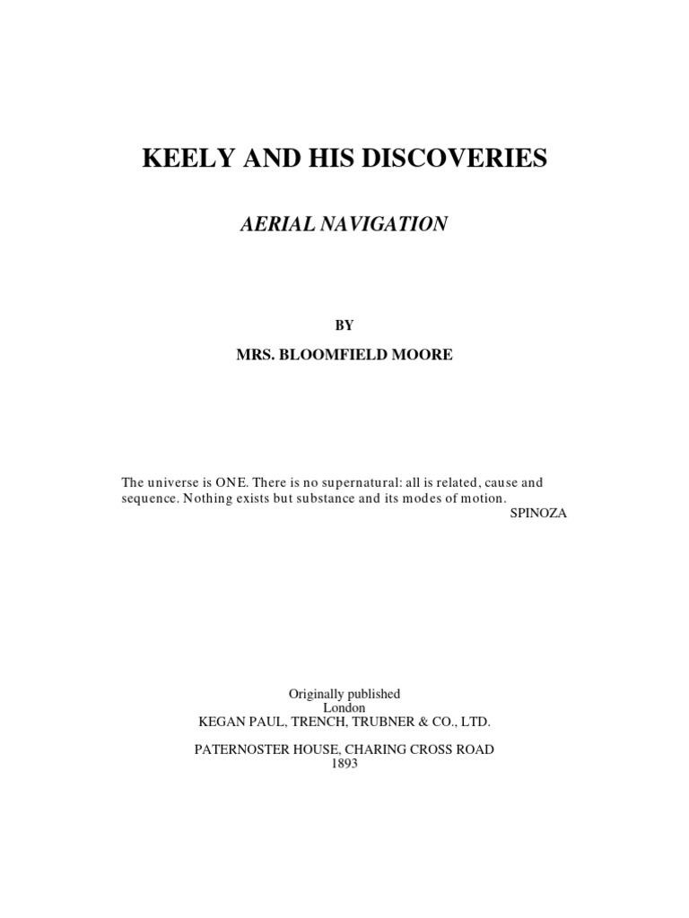 Keely and His Discoveries | PDF