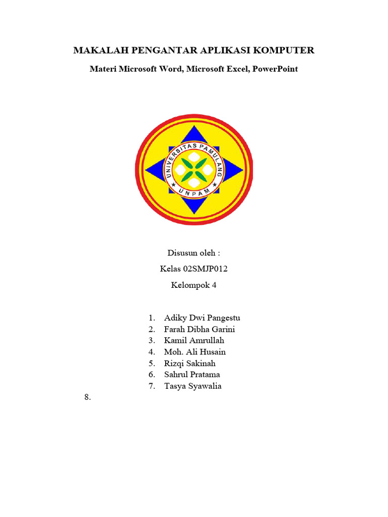 Makalah Pengantar Aplikasi Komputer | PDF