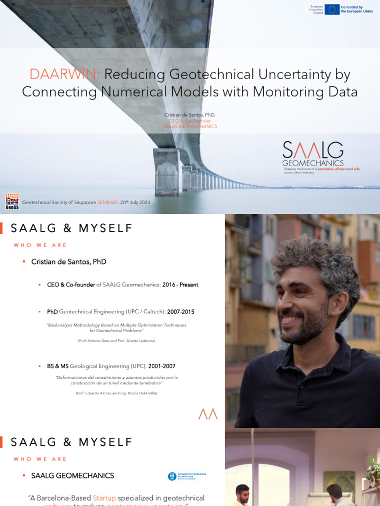 DAARWIN - Reducing Geotechnical Uncertainty by Connecting Numerical Models With Monitoring Data ...
