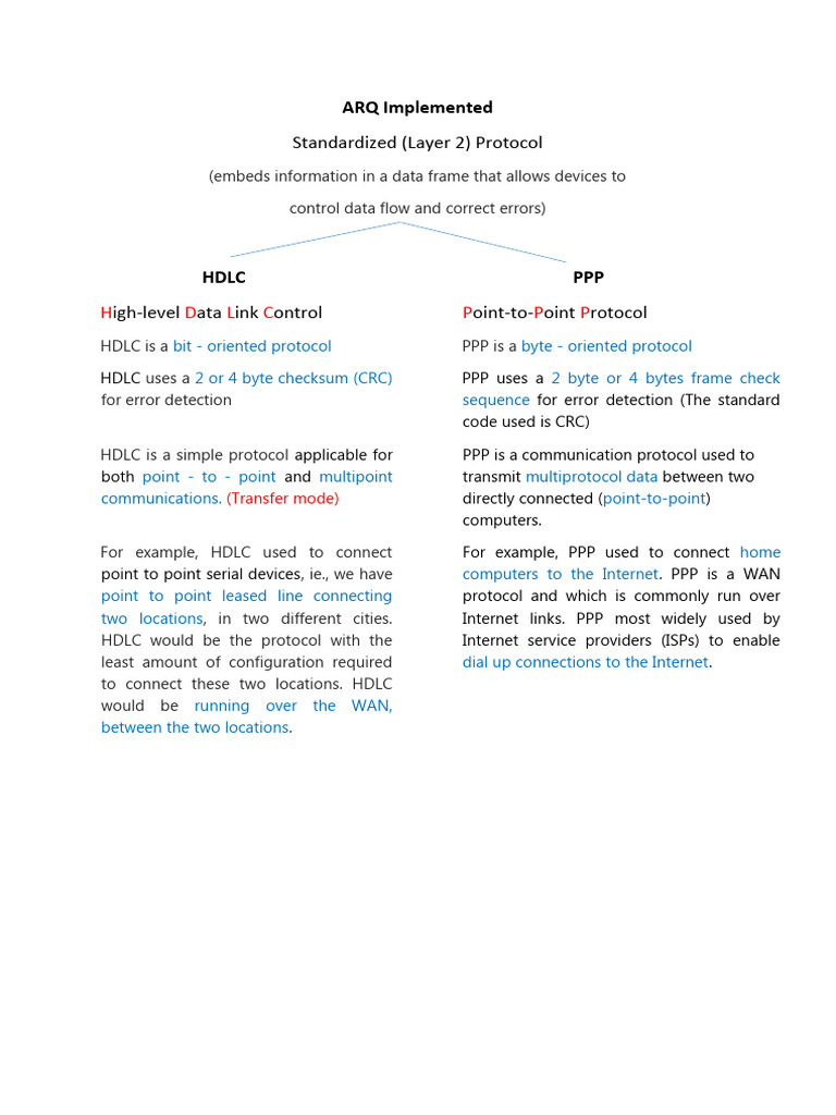 DLL - HDLC & PPP | PDF | Wide Area Network | Information And ...