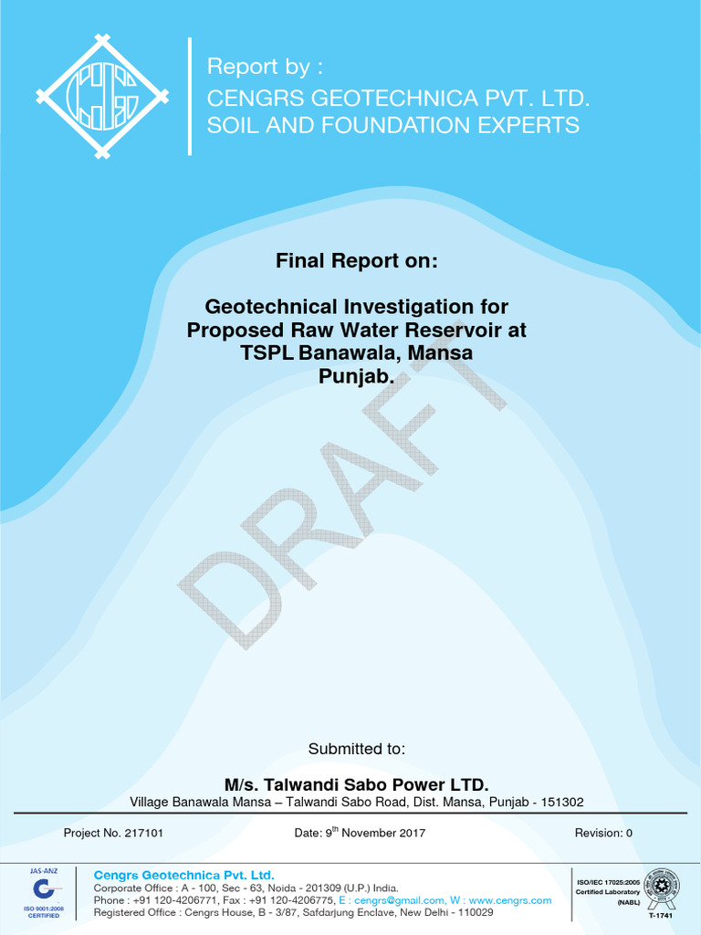 Soil Test Report | PDF
