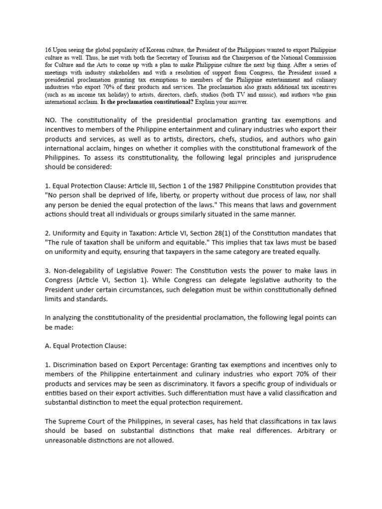 Tax - Bar Qs | PDF | Finance & Money Management | Social Science