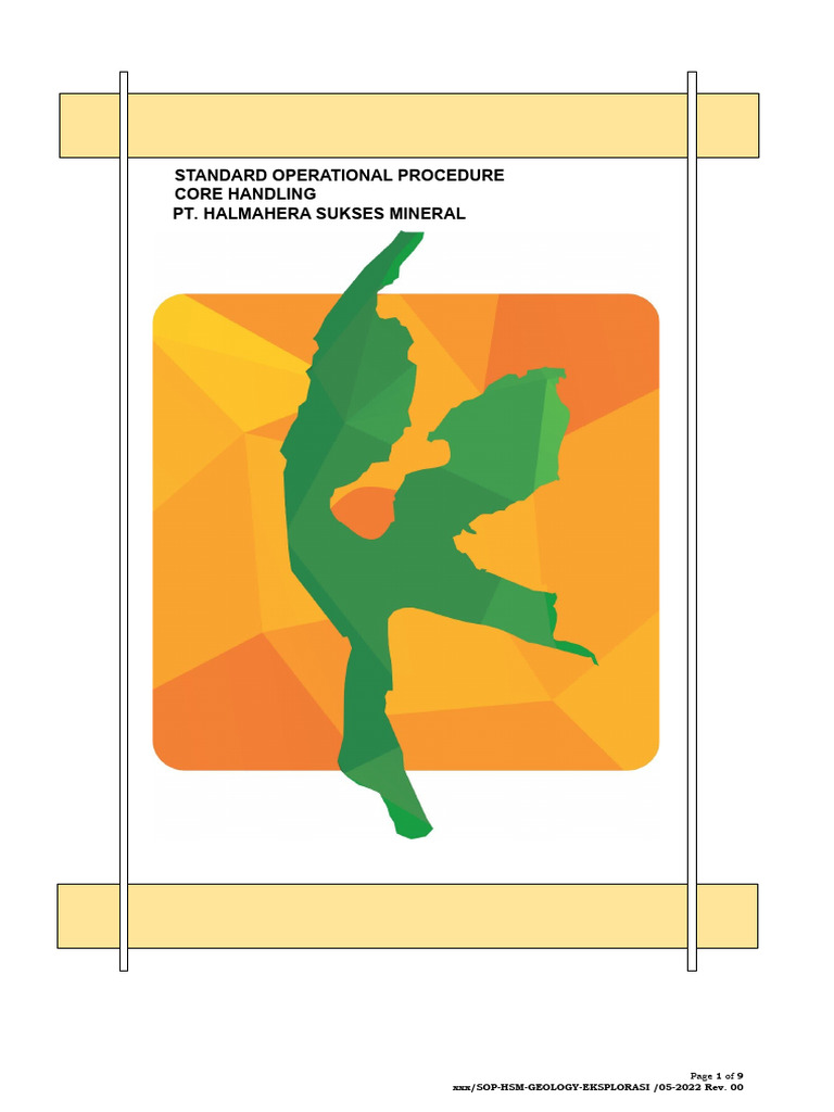 07 Sop HSM Geology Exploration Core - Handling | PDF