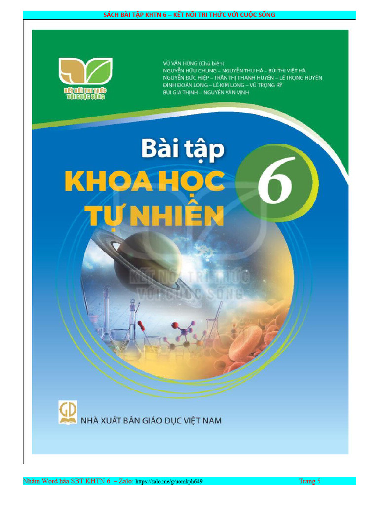 Tong Hop SBT KHTN 6 KNTT | PDF