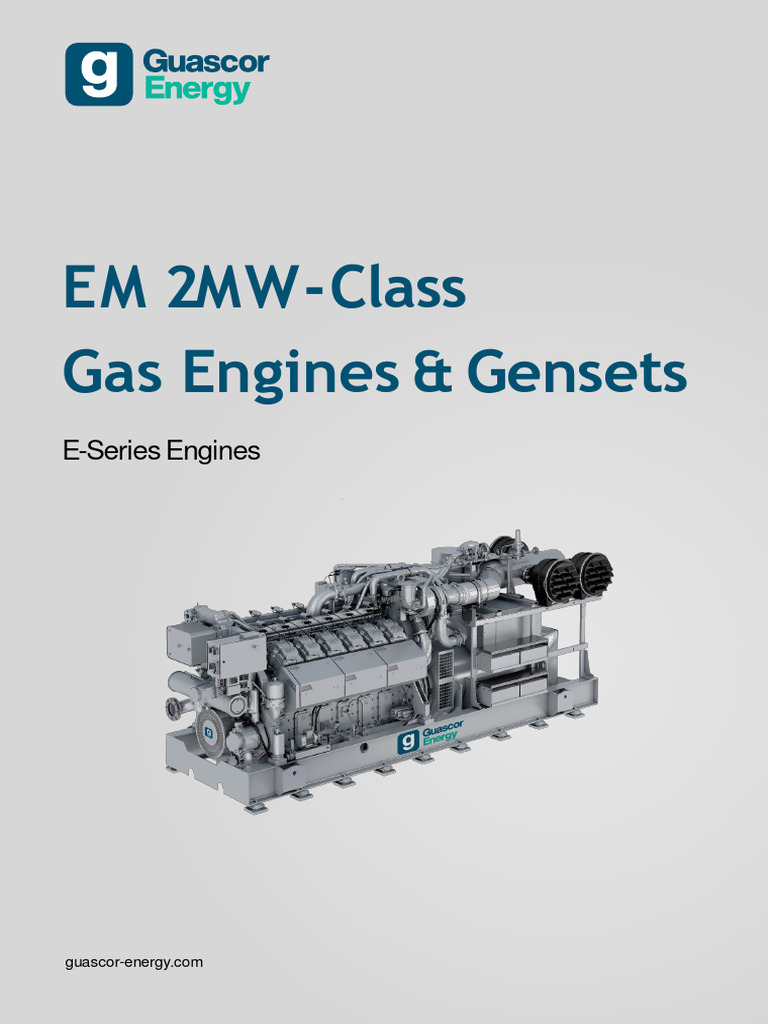 2 MW-Class G-EM Gas Engines Overview | PDF | Internal Combustion Engine ...