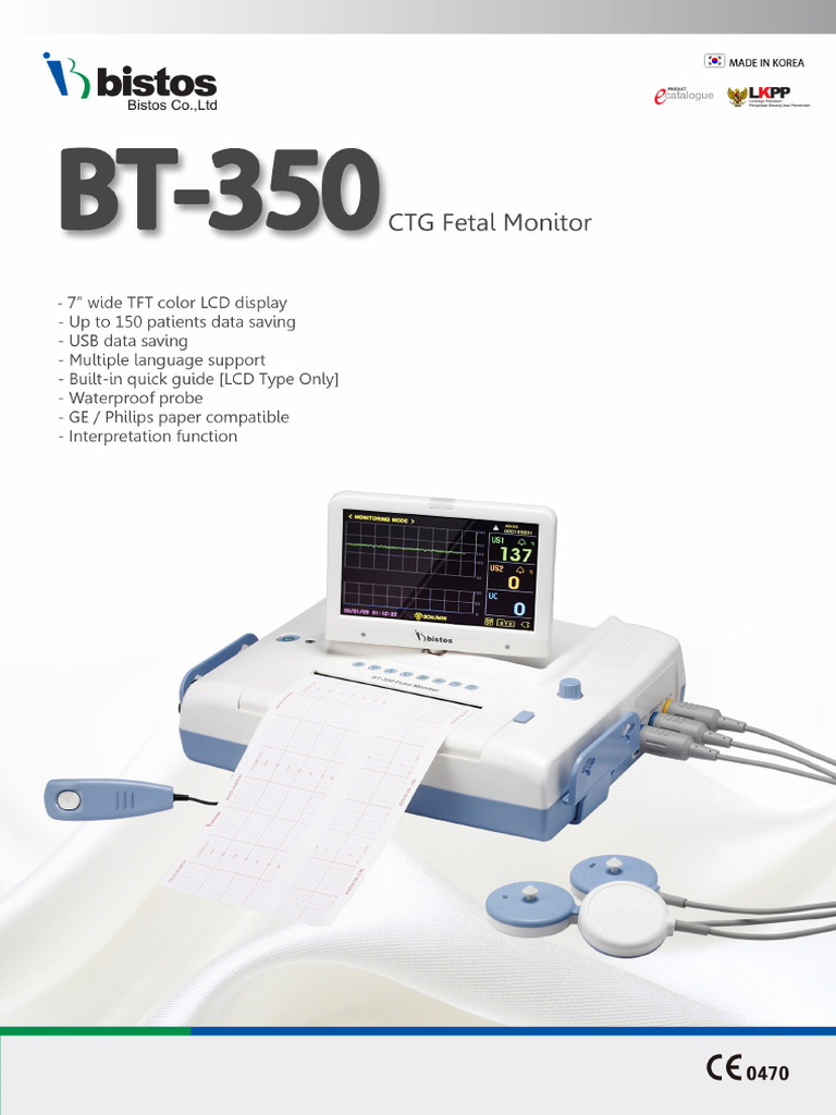 Bistos Fetal Monitor BT 350 | PDF