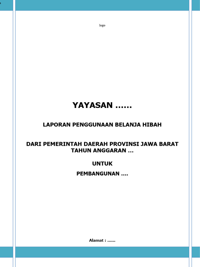 Contoh LPJ 2022 | PDF