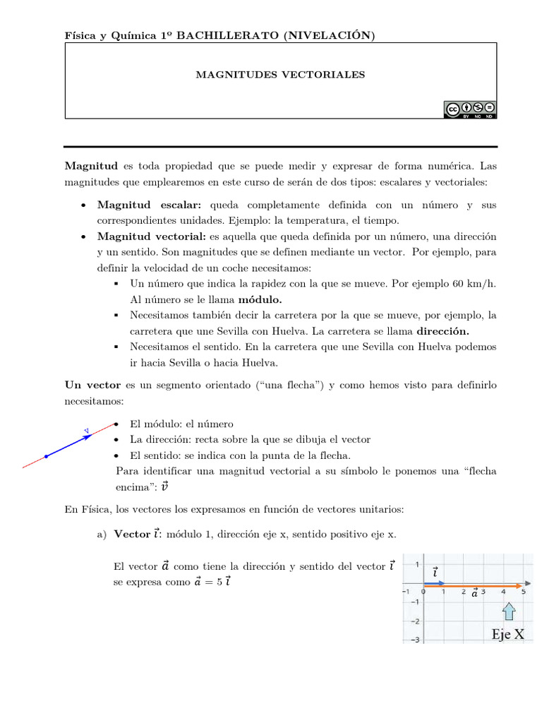 Magnitudes Vectoriales | PDF