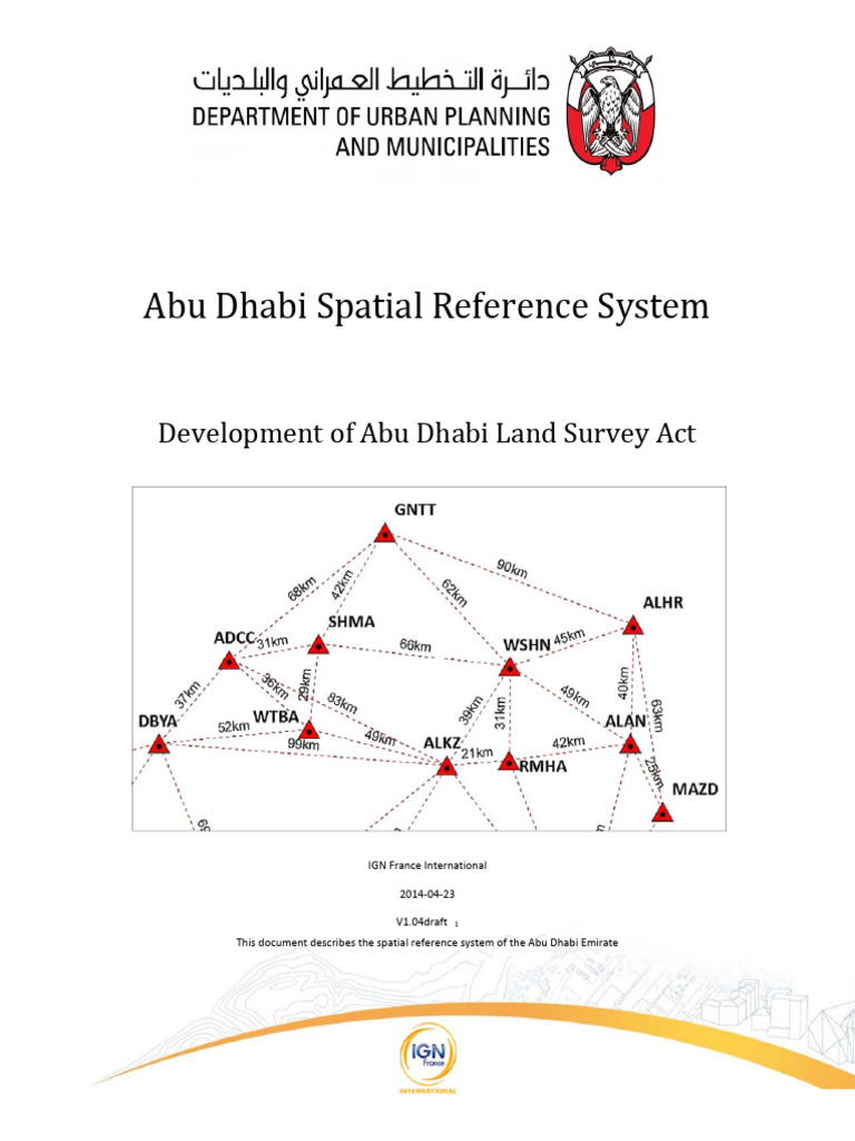Abu Dhabi Spatial Reference System | PDF