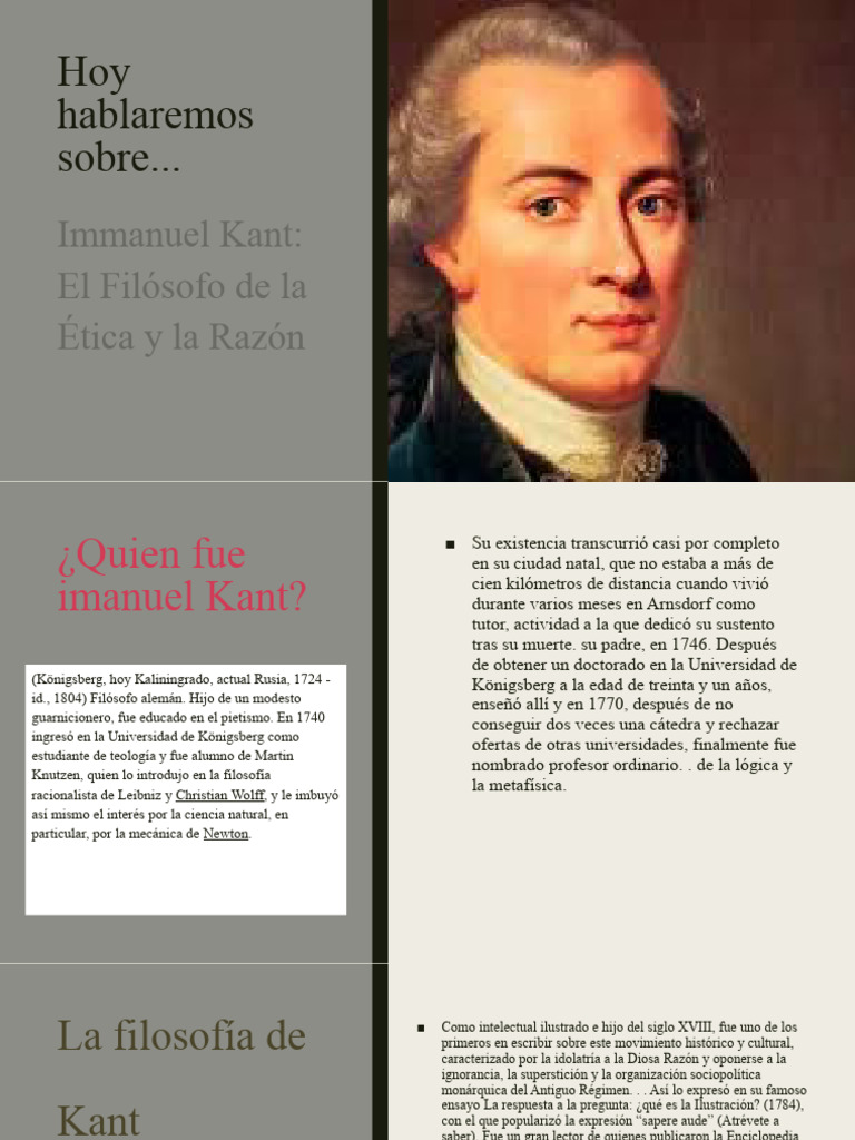 Kant ? | PDF | Immanuel Kant | Empirismo