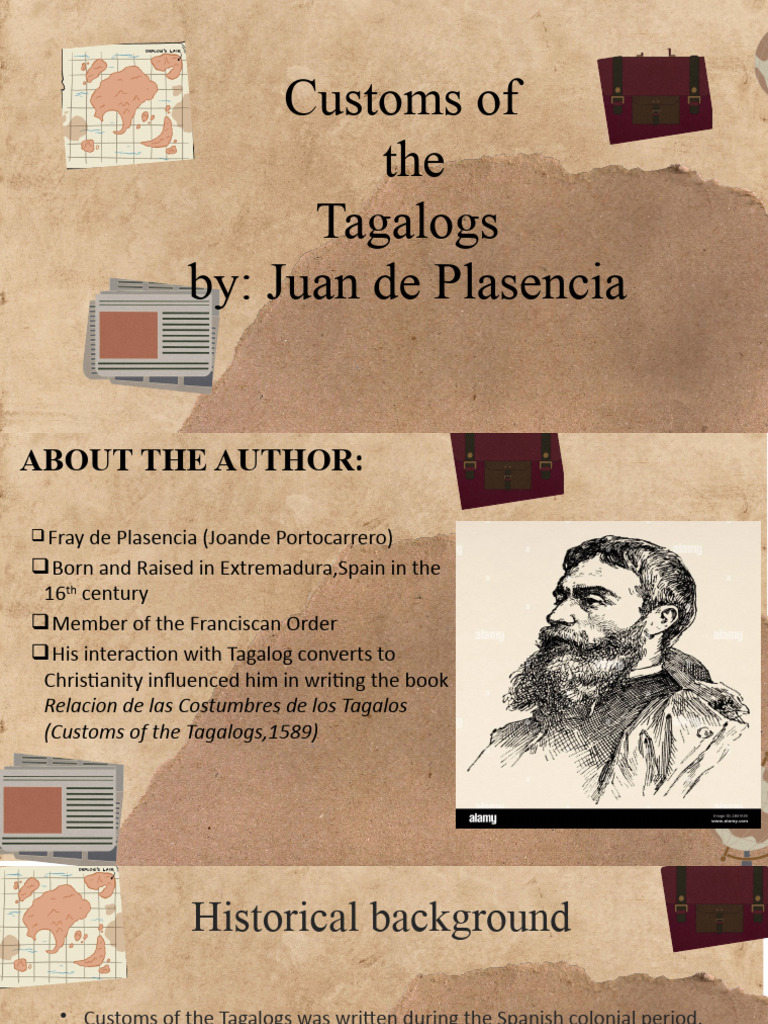 Customs of The Tagalogs | PDF | Philippines | Southeast Asia