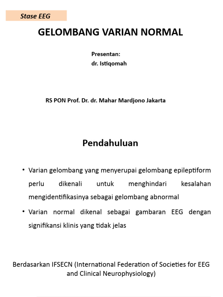 Varian Normal EEG | PDF