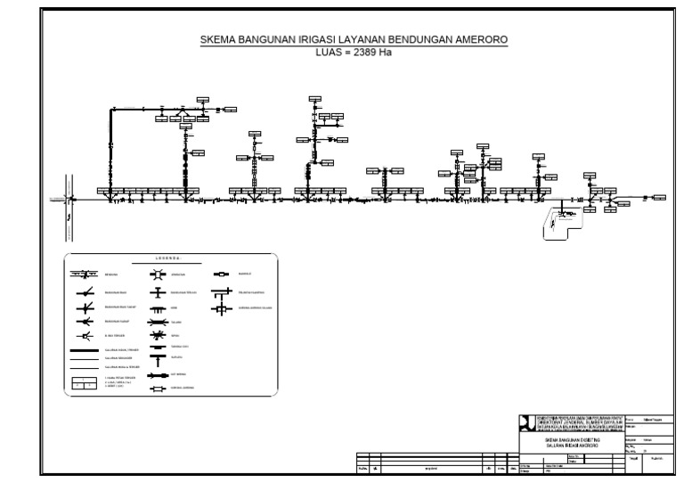 Skema Irigasi Ameroro-2. Sbe | PDF