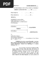 Proforma For Filing Consumer Complaint | PDF