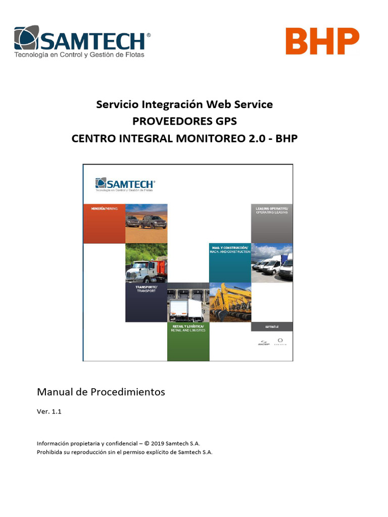 WebService Samtech CIM V1 | PDF