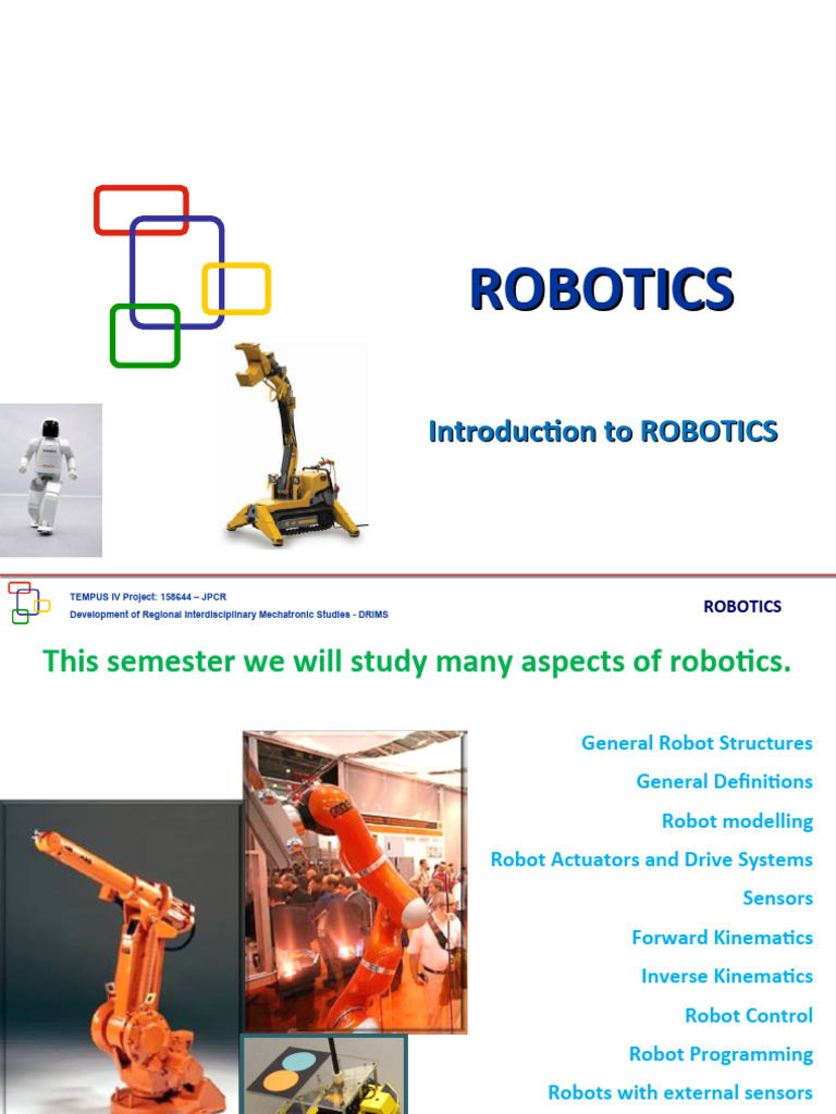 1 - 1 Introduction To Robotics | PDF