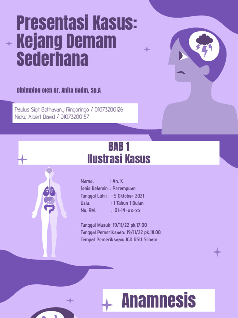 Presentasi Kasus Kejang Demam Sederhana | PDF