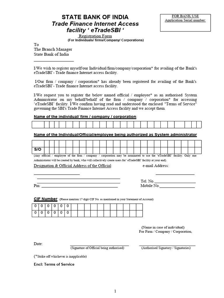 E-Trade-Form (BG) New (Tirky) | PDF