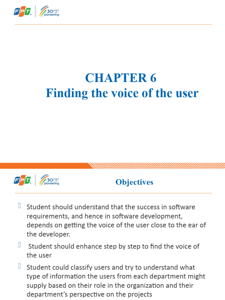 Chapter 6 | PDF | User (Computing) | Scrum (Software Development)