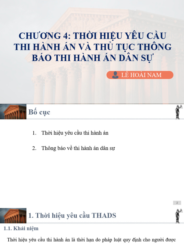 Chương 4 - TH I H N Và TH T C Thông Báo | PDF