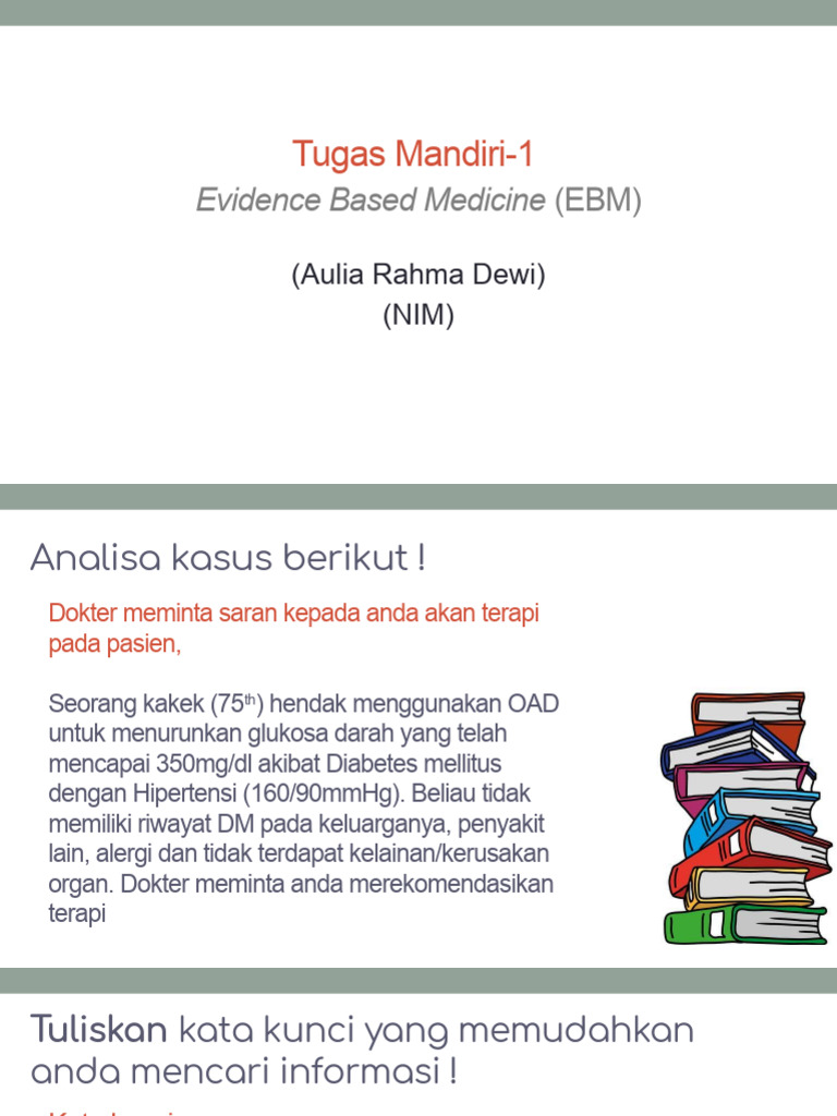 Tugas Mandiri-1 - EBM - Nama - NIM | PDF