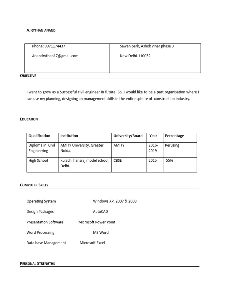 Abhishek Singh CV | PDF