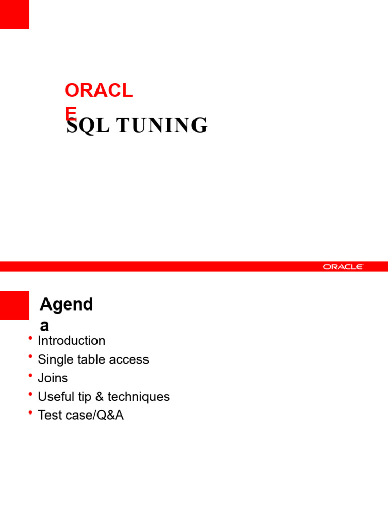 4.4.tuning SQL Execution-Plan | PDF