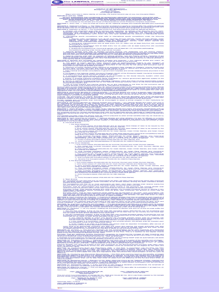 Republic Act No. 10699 | PDF