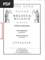 PUNOMOĆ I NASLJEDNA IZJAVA Opća | PDF