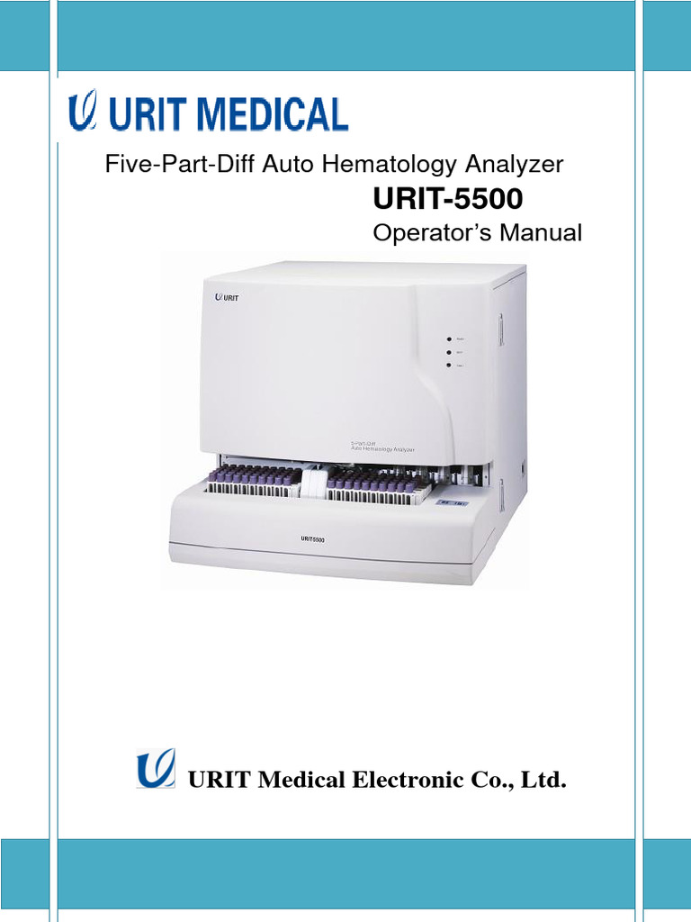 URIT 5500 Opeation Manual (V2 0 2012 12 20 | PDF | Antivirus Software ...