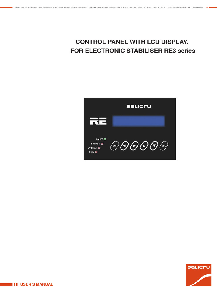 RE3 DISPLAY Manual | PDF