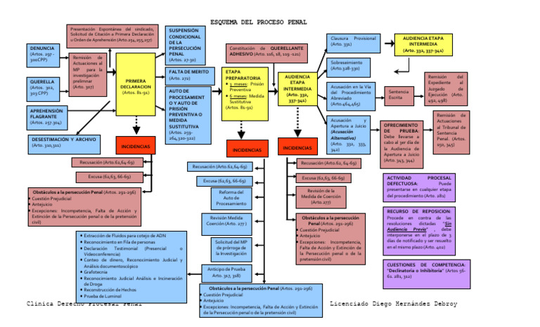 Esquema Proceso Penal | PDF