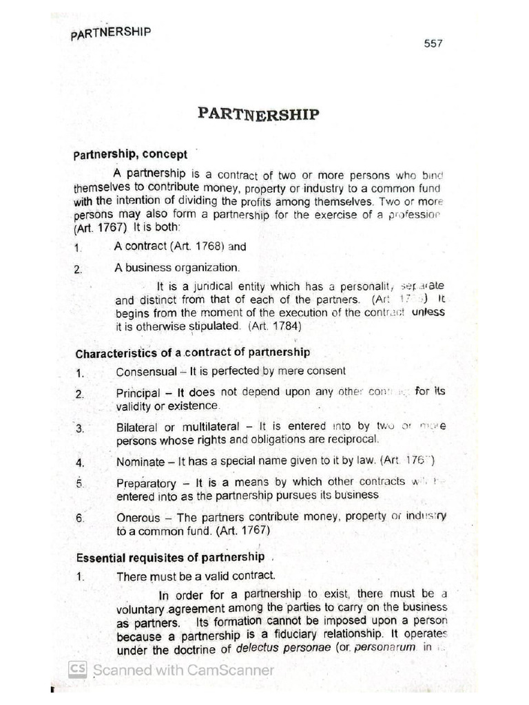 Soriano - Partnership | PDF