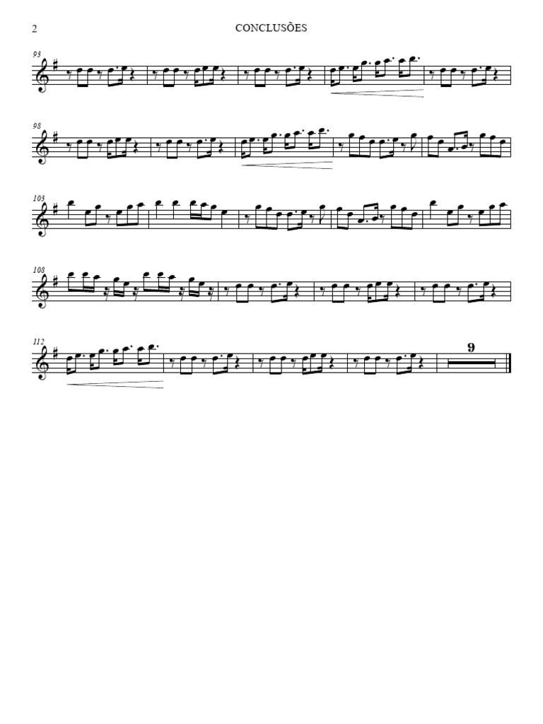 Conclusoes - Alto Sax1 | PDF