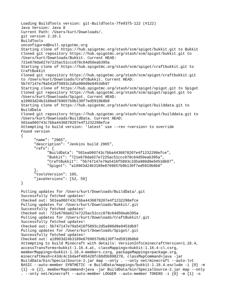 BuildTools Log | PDF