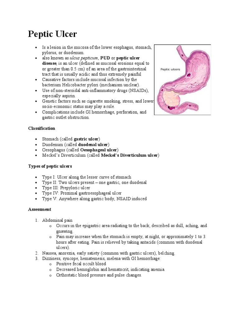 Peptic Ulcer | PDF | Peptic Ulcer | Stomach